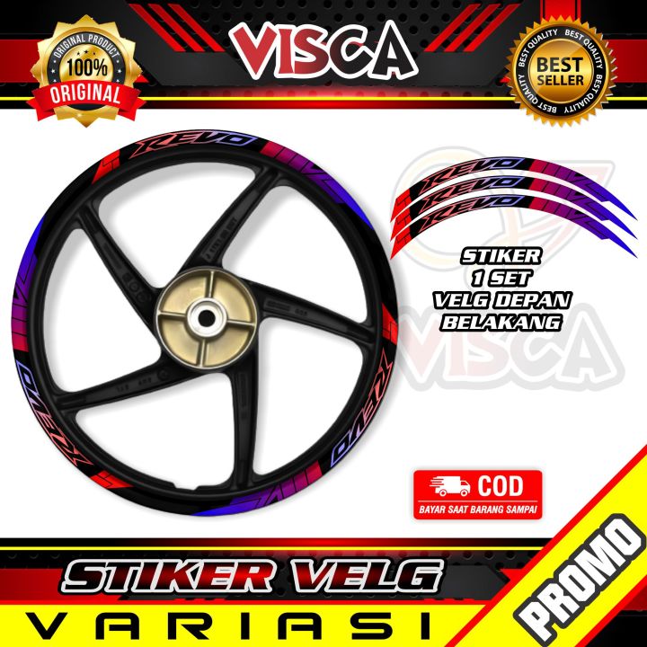 Stiker Velg - Sticker Velk - Stiker Cutting Velg - Stiker Velk Revo ...