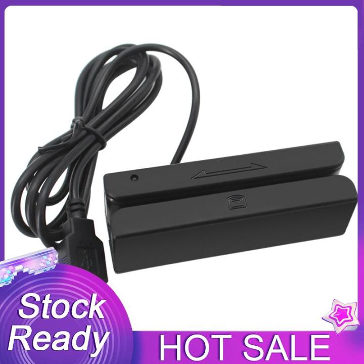 AIBINELO-MSR90 USB Magnetic Strip Card Reading Machine Card Reader ...