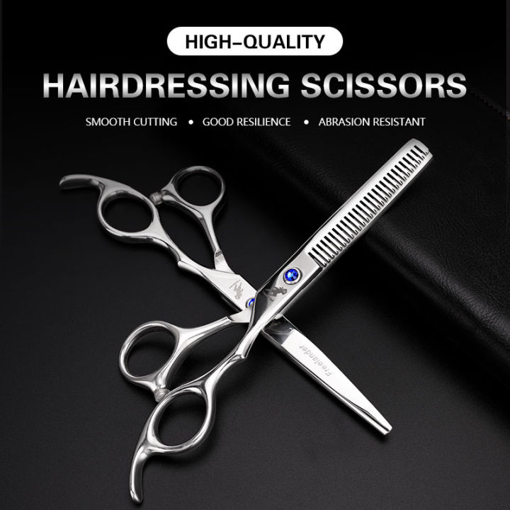 Freelander 6.0inch Barber Shop Scissor 440C High-end Hair Clippers Hairdresser Tools | Lazada ...