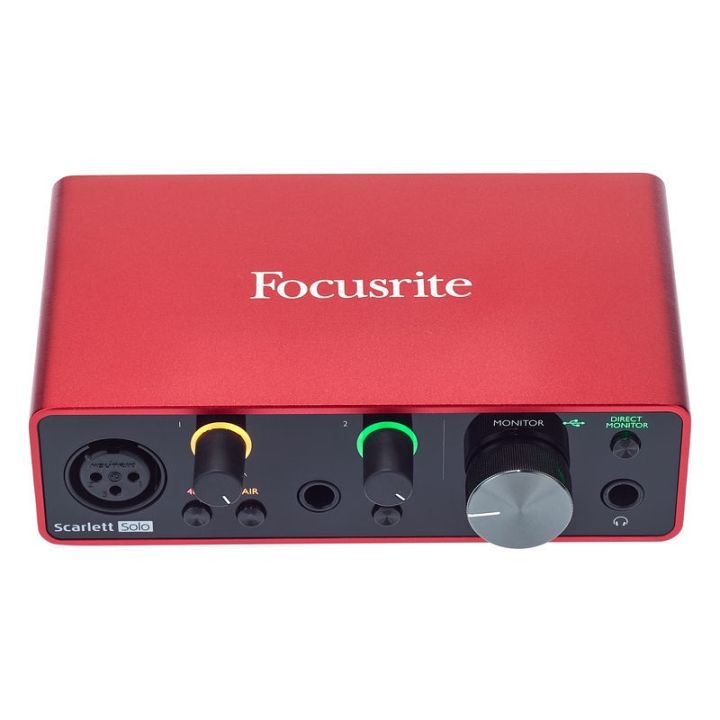 Focusrite Scarlett solo (4th gen/3rd gen) USB audio interface with ...