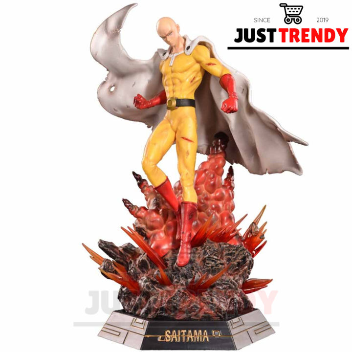 Anime One Punch Man Saitama 43cm PVC Action Figure Collectible Model ...