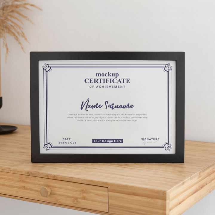 [GraphicStar] Premium PVC Frame for A4 Certificates for Graduation ...