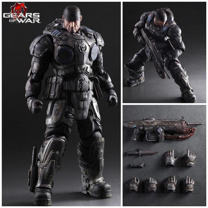 Model โมเดล Figma ฟิกม่า Figure Action จากเกม Gears of War เคลีย ออฟ ว ...