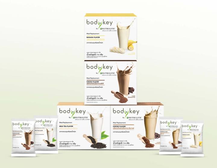 สูตรใหม่ ขนาด 714 กรัม แท้ช็อป ไทย body key . มี 4 รสชาติ กาแฟ/โกโก้/ชา ...