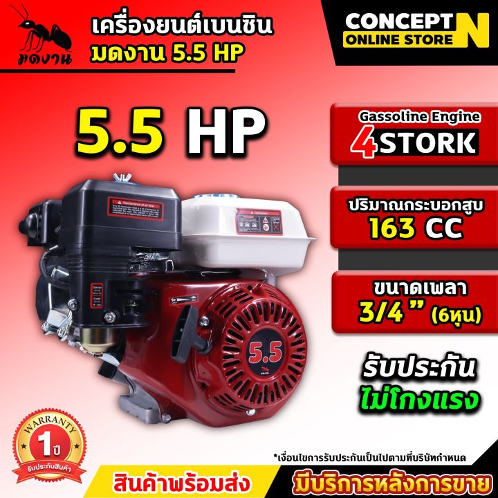 เครื่องยนต์ ANT มดงาน, BYZON, AKI 5.5 HP, 6.5 HP เครื่องยนต์เบนซิน 4 จังหวะ เครื่องยนต์เบนซิน ...