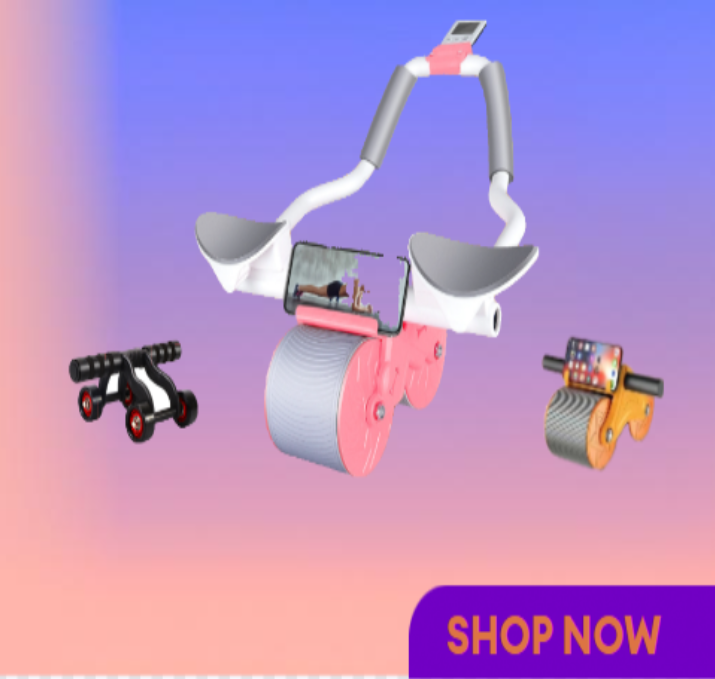 Healthy belly wheel automatic rebound training tool for men and women ...