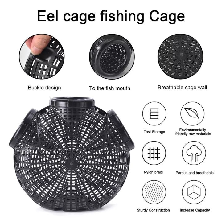 [In Stock] VIRWIR Upgraded Plastic Shrimp Trap Cage Easy to Install ...
