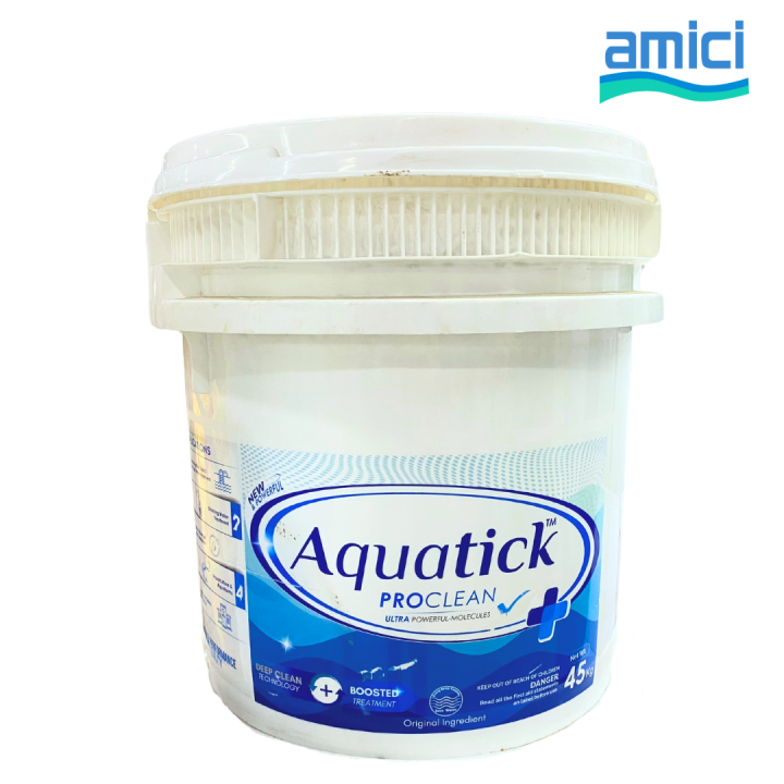 Aquatick Calcium Hypochlorite 70% (Chlorine) 45kg, for swimming pool disinfection | Lazada PH