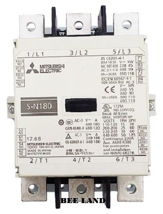 แมกเนติก คอนแทคเตอร์ Magnetic Contactor MITSUBISHI S-N180 / SD-N180 ของแท้ | Lazada.co.th