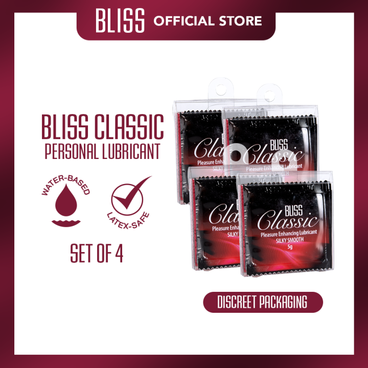 Bliss Classic Lubricant 3's Set of 4 | Lazada PH