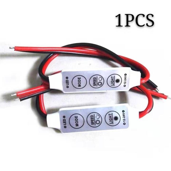 สําหรับสายไฟ DC12V-24V for LED StripsMini 3คีย Controller Dimmer for ...