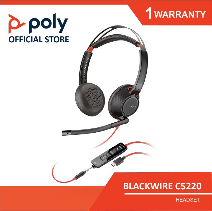 Poly Blackwire C5220 Headset USB-C Stereo | Lazada Indonesia