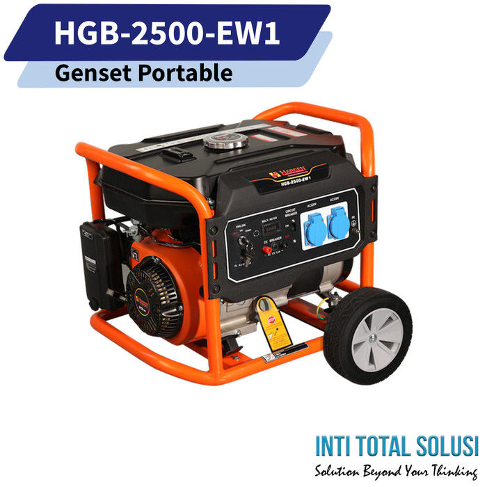 Genset HARGEN HGB 2500 EW1 generator set portable rumah baru | Lazada ...