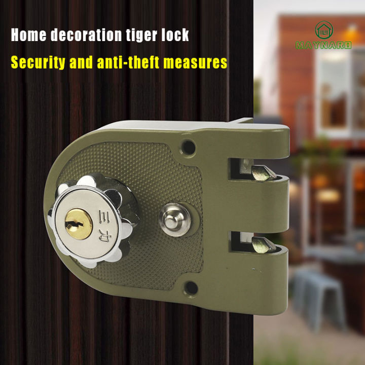 Heavy Jimmy Proof Deadbolt,Door Lock Single Cylinder for Entry Door ...