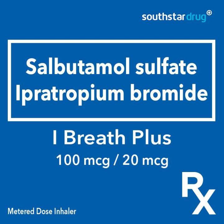 Rx: I Breath Plus 100mcg / 20mcg Metered Dose Inhaler | Lazada PH