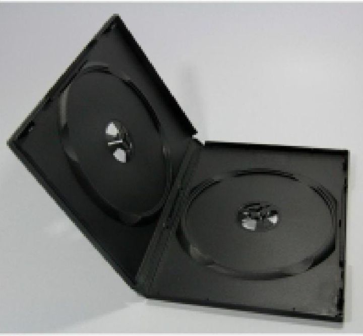 DVD Box Case 2 Disc กล่อง DVD กล่องดีวีดี 2 แผ่น สีดำ (Pack 5 Box ...