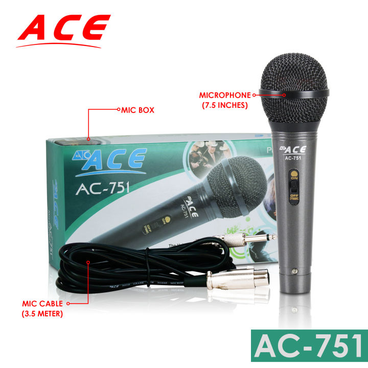 ACE PROFESSIONAL MICROPHONE | Lazada PH
