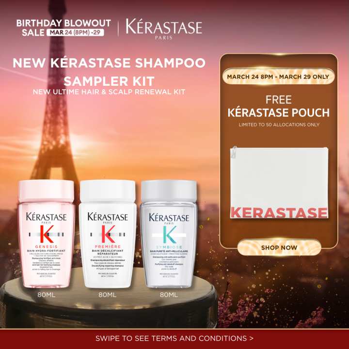 NEW Kérastase Shampoo Sampler Kit - Genesis Shampoo, Symbiose Shampoo ...