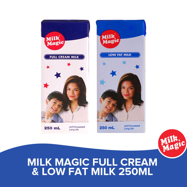 Milk Magic - Full Cream & Low Fat Milk 250ml - Nutritious Healthy ...