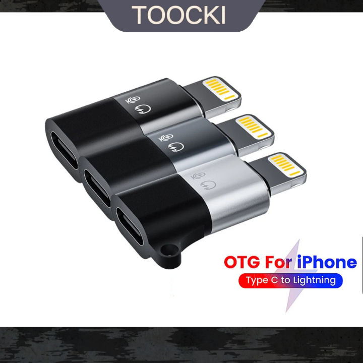 Toocki Otg สำหรับแท็บเล็ต Iphone iPad PD ตัวปรับที่ชาร์จตัวแปลง Usb C ...
