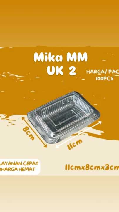 Mika Plastik Kue / Mika Makanan MM 1, MM1A, MM 2, MM 6 / Mika Bening ...