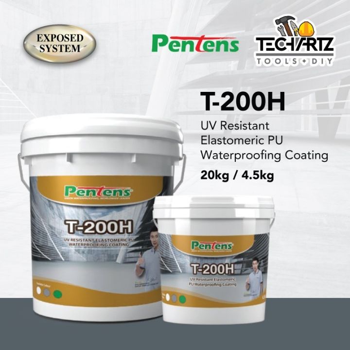 [New] pentens T-200H 20kg water proofing UV resistant elastomeric Pu waterproofing coating ...