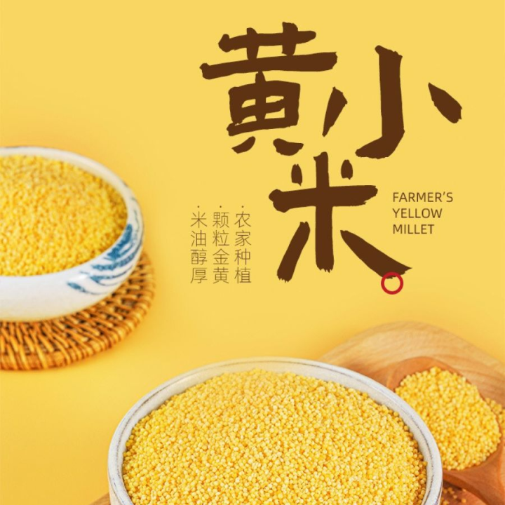Yellow Millet Rice Premium Grade Hulled Millet (non-sticky) - 500g ...