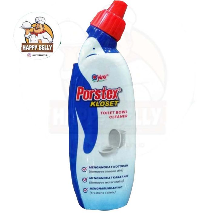 YURI PORSTEX KLOSET TOILET BOWL CLEANER BOTOL 500ML | Lazada Indonesia