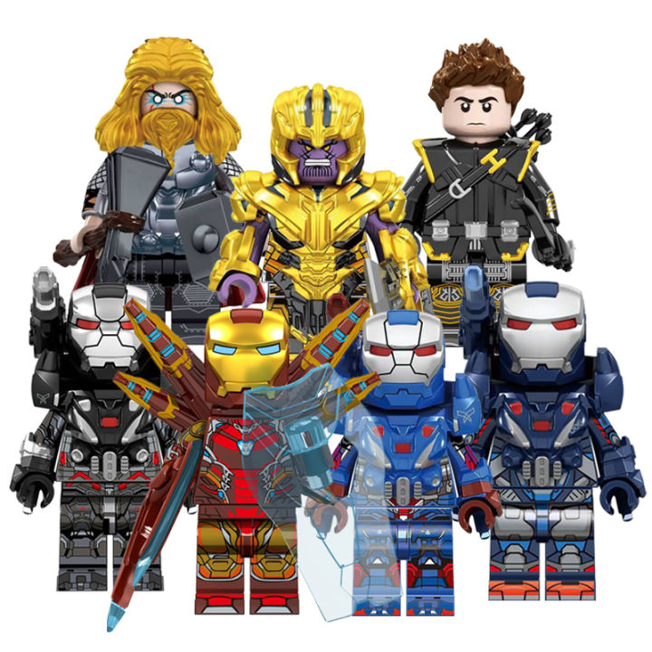 War Machine Super Heroes Hawkeye Figures Building Blocks Toys for ...