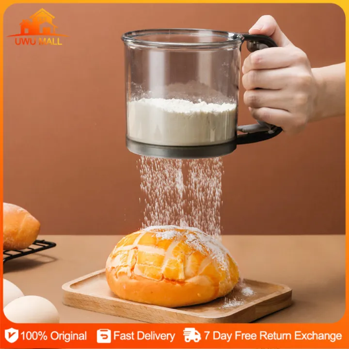 Semi Automatic Handheld Powder Sifter Fine Mesh Screen with Scale for ...