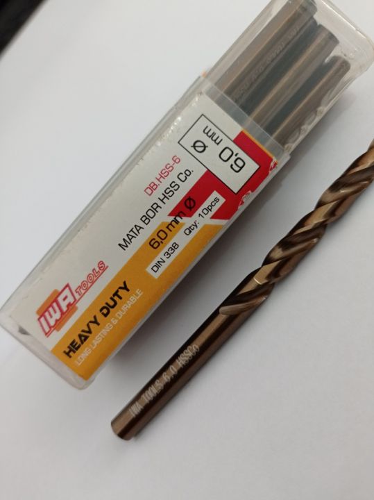 Mata Bor Stainles Besi Kayu Kuat Tajam Handal Mata Bor Db Hss Iwa 6 Mm Lazada Indonesia
