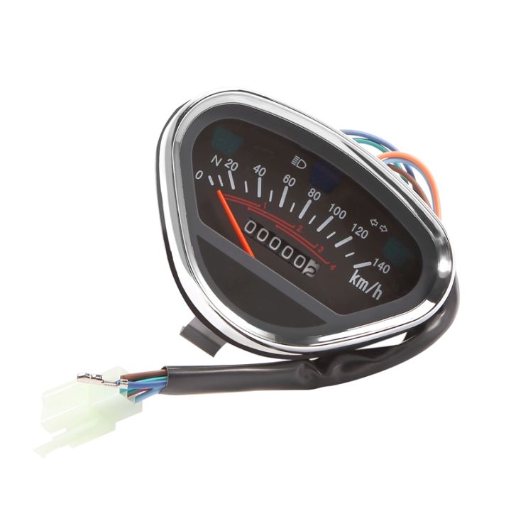 Motorcycle Meter Odometer Gauge Backlight LCD Digital Indicator ...