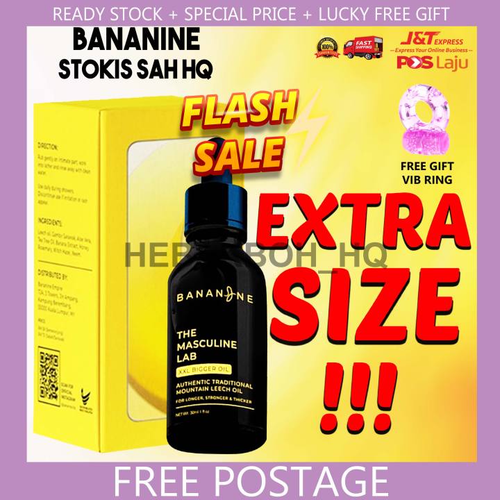 BANANINE THE MASCULINE LAB XXL BIGGER OIL & XXL BIGGER SOAP ( READY ...