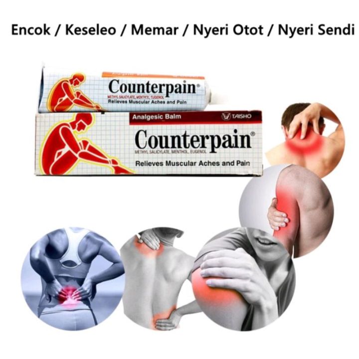 Counterpain Analgesic Balm Original isi 60gr dan 120 gr | Lazada Indonesia