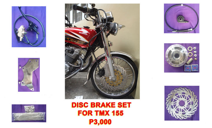 TMX 155 Honda Discbrake Set, Front Conversion Kit, Disc Brake | Lazada PH