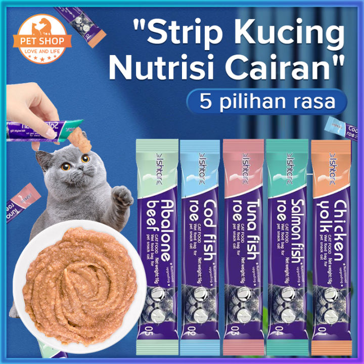 Creamy Treats Snack Kucing 16g Cat Food Makanan Kucing ISHTAR 16 Gram ...