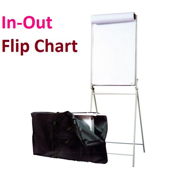 2x3 ft In-Out Flip Chart whiteboard (60cmx90cm) / Portable Flip Chart ...