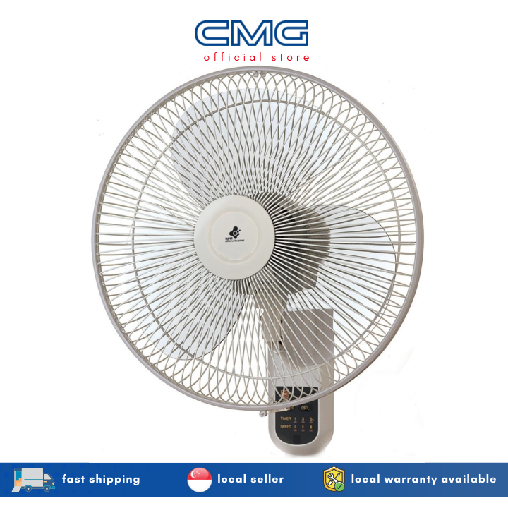 KDK M40MS Wall Fan 16 Inch With Remote Control (Grey) | Lazada Singapore