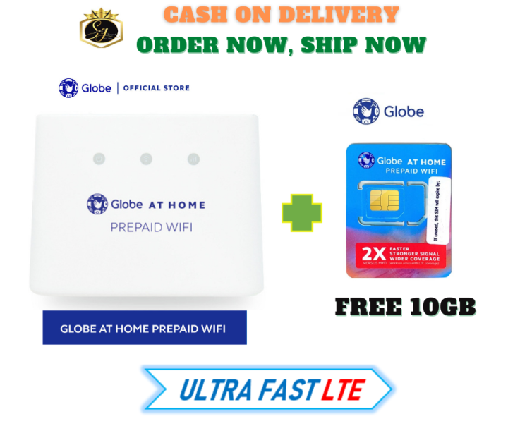 GLOBE AT HOME PREPAID WIFI NEW ZTE 2X FASTER 4G ADVANCE LTE | Lazada PH