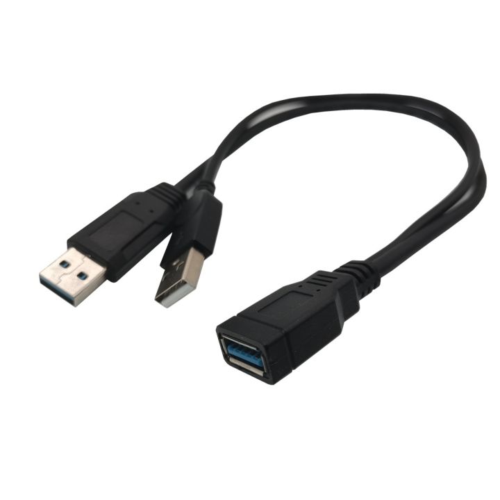 Usb 3 0 A Male To Usb Female 2 Double Dual Power Supply Usb Female