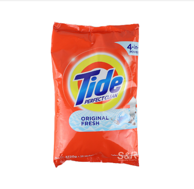 Tide Perfect Clean Original Fresh Laundry Powder Detergent 3.72kg ...