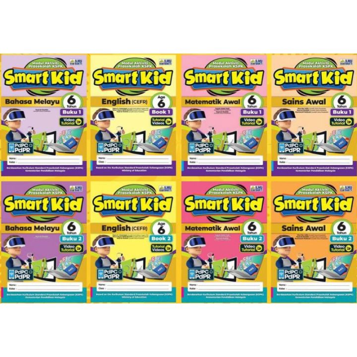 Modul Aktiviti Prasekolah KSPK Smart Kid 6 Tahun | Lazada