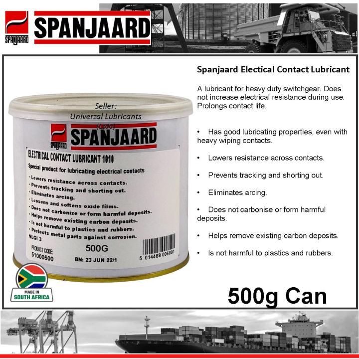 Spanjaard Electrical Contact Lubricant 1010 500g Contact Point Grease ...
