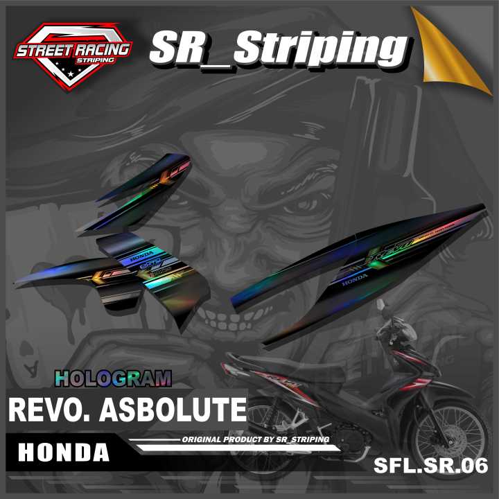 Stiker Striping Revo Absolute - Sticker Striping List Variasi Motor Revo Absolute. SR.06 ...