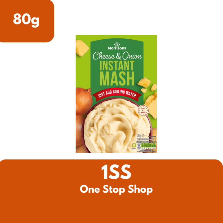 Morrisons Instant Mash, Cheese & Onion 80g (Exp May 2025) | Lazada PH