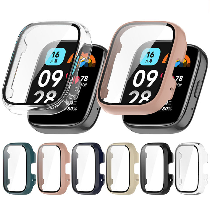 เคส PC แบบแข็งสำหรับ Redmi Watch 3Lite PC เปลือกกันชนป้องกันปกป้องหน้า ...