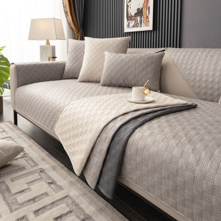 Waterproof 1/2/3/4 Seater Sofa Cushion Technology Cloth Anti-Slip Anti ...