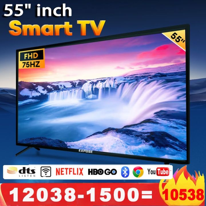 Expose 50 inch smart TV 55 inch LED flat screen Android TV 4K Full HD ...