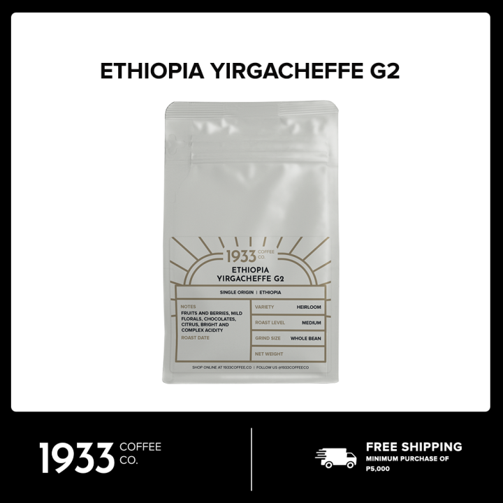 1933 Coffee Co. Ethiopia Yirgacheffe G2 Heirloom Single Origin Coffee Beans | Lazada PH
