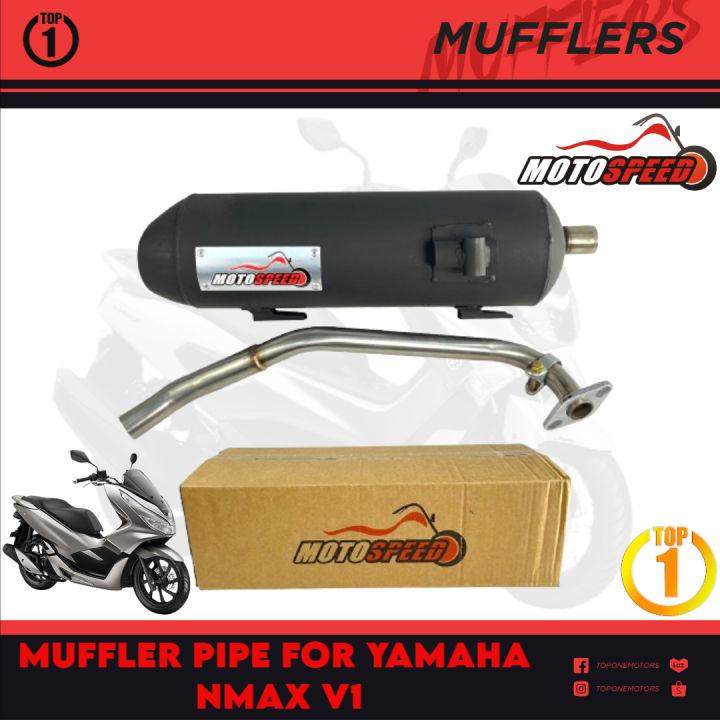 TOP1 PH Yamaha Nmax V1 Muffler Pipe Full Exhaust System Motorycycle ...